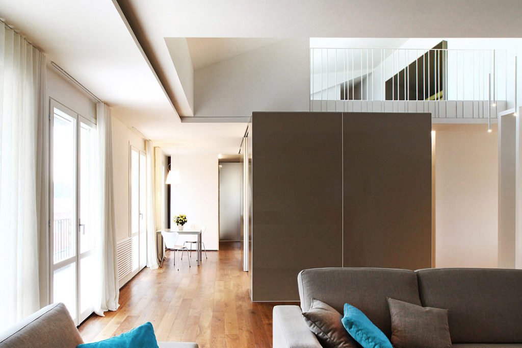 Two-level loft in a historical building; Tomas Ghisellini Architects ...