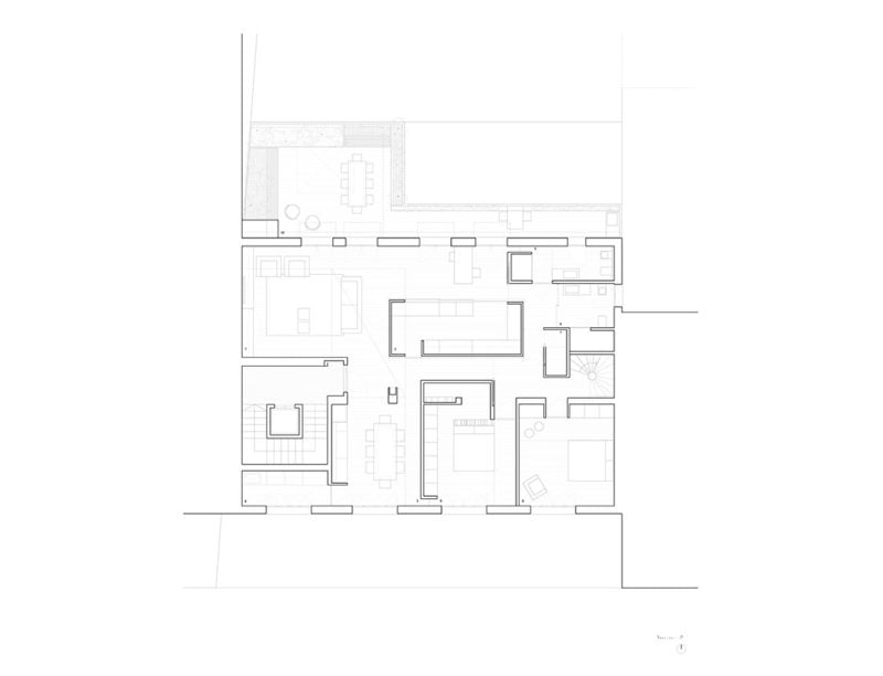 Two-level loft in a historical building; Tomas Ghisellini Architects ...