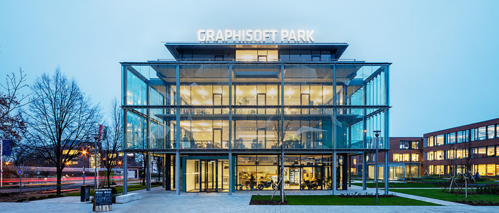 Entrance Building Graphisoft Park by Radius B+S; Hungary – BIG SEE Make ...