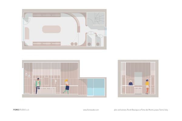 Parah Boutiques by FORO Studio; Italy