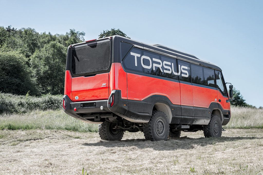 Heavy duty bus Torsus Praetorian – BIG SEE Make Sense