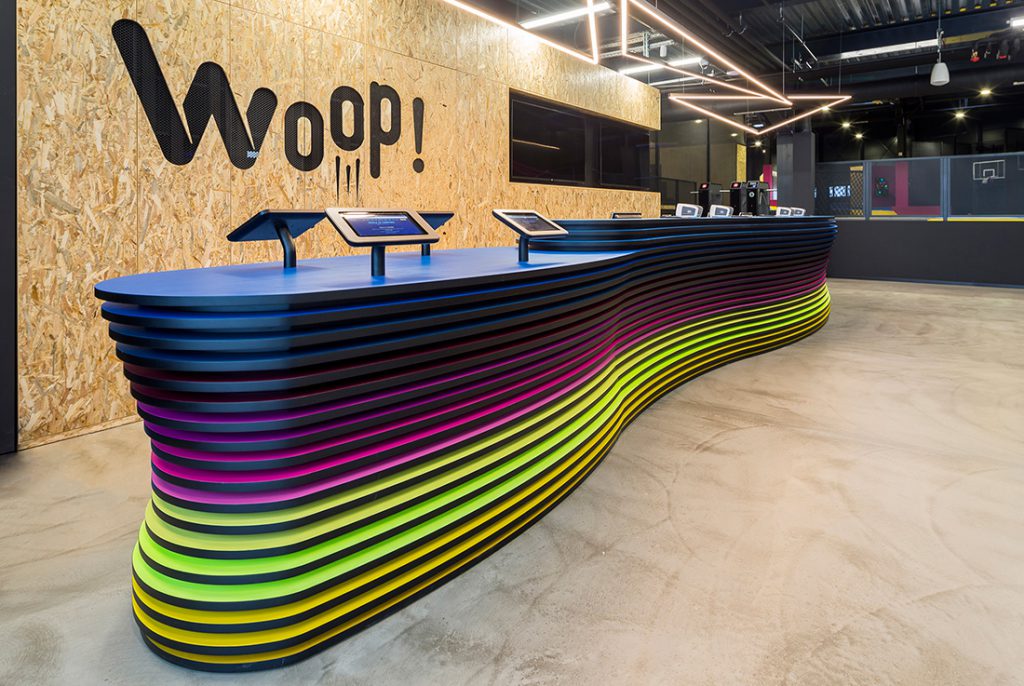 Trampoline Park WOOP by PROSTORNINA; Slovenia – BIG SEE