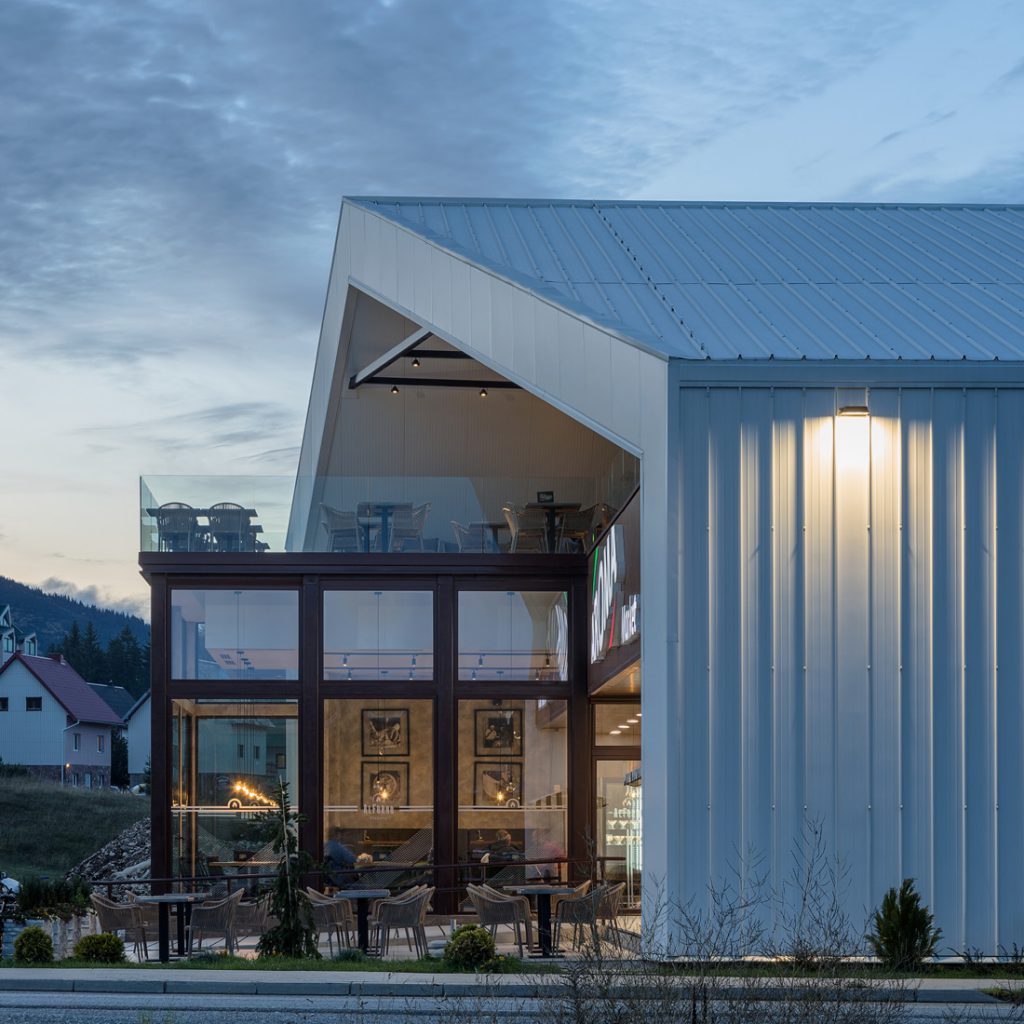 Aroma supermarket – commercial building, Žabljak – BIG SEE Make Sense