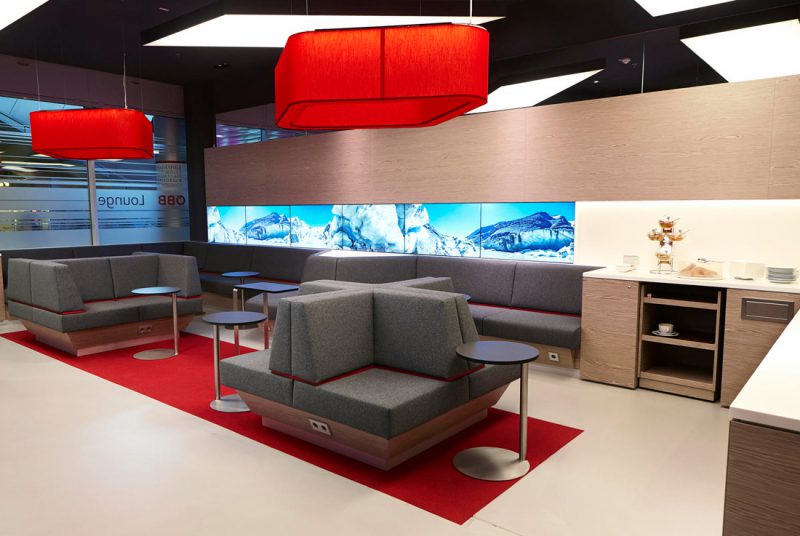 ÖBB First Class Lounges, different locations – BIG SEE