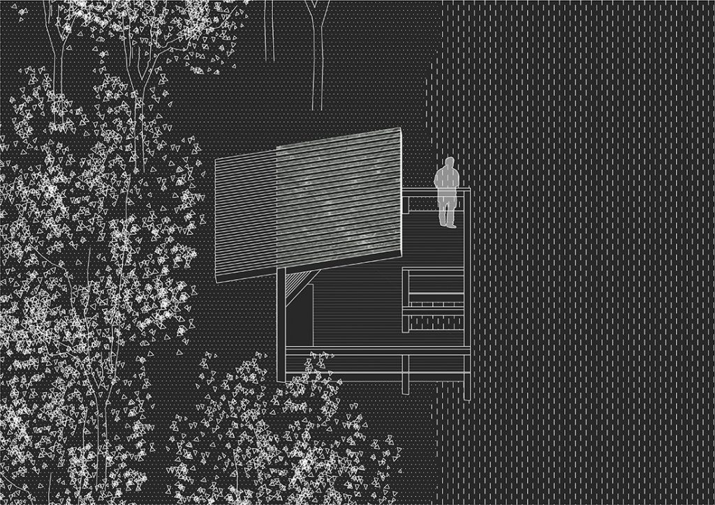 Plant observation deck in Cret Dubravica