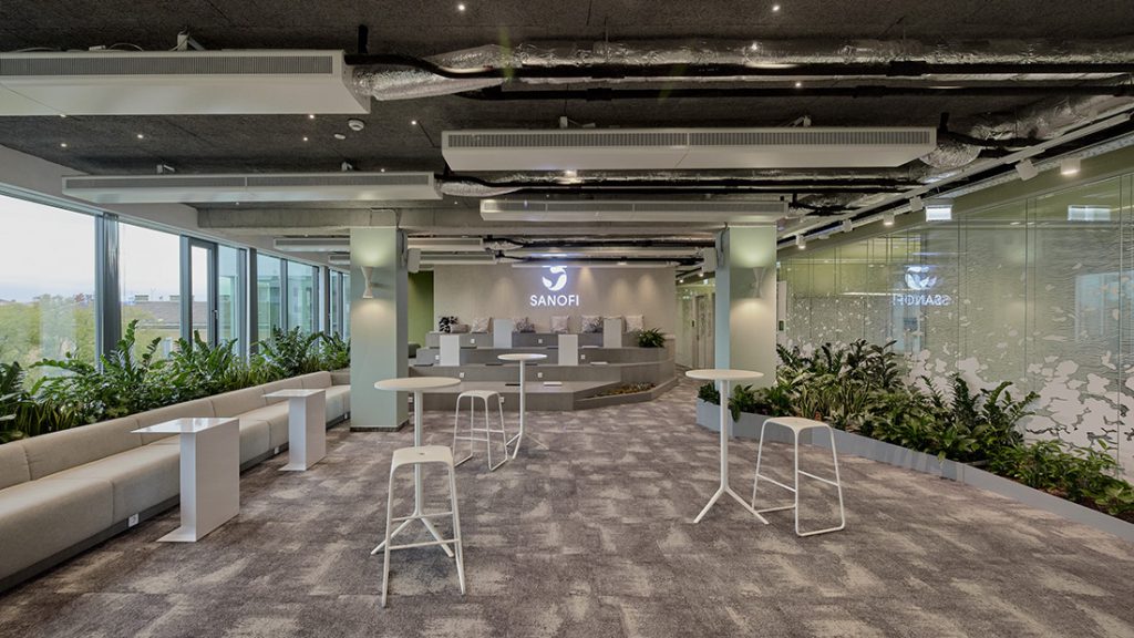 Sanofi office interior, Budapest – BIG SEE