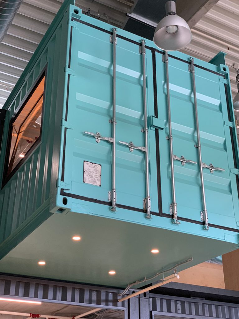 Container wall, Ostrava – BIG SEE Make Sense