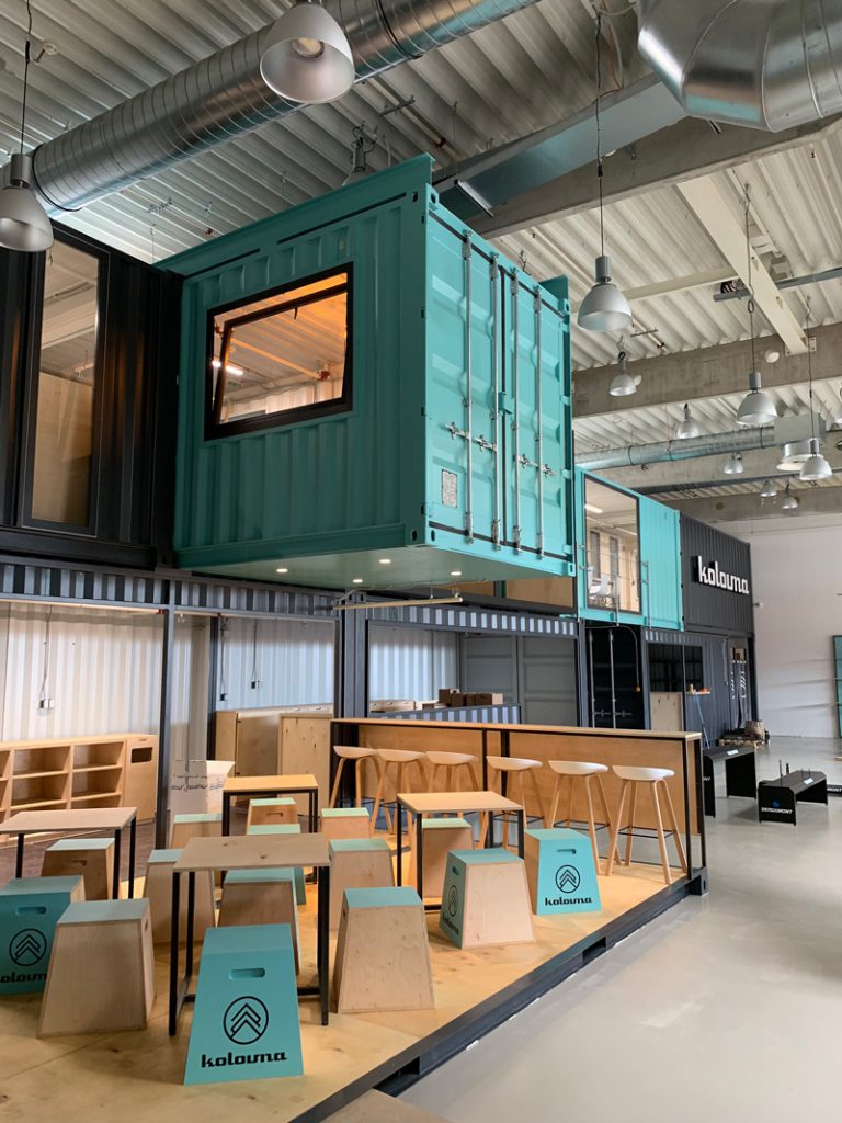 Container wall, Ostrava – BIG SEE Make Sense