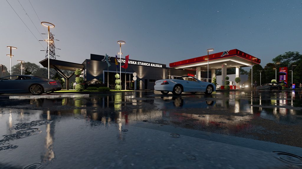 Business complex Gas Station and Bus Station – BIG SEE
