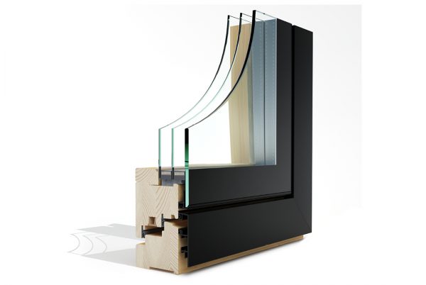 Wood-glass window Vision XL – BIG SEE Make Sense