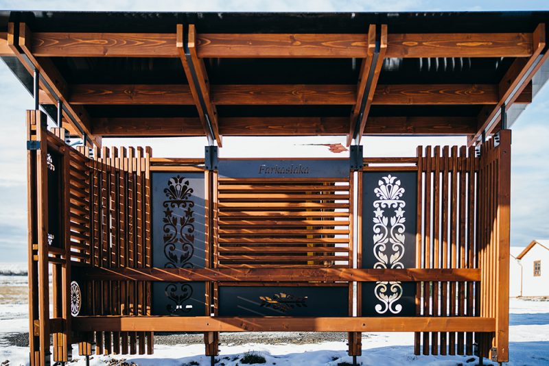 Custom-designed bus stops – BIG SEE