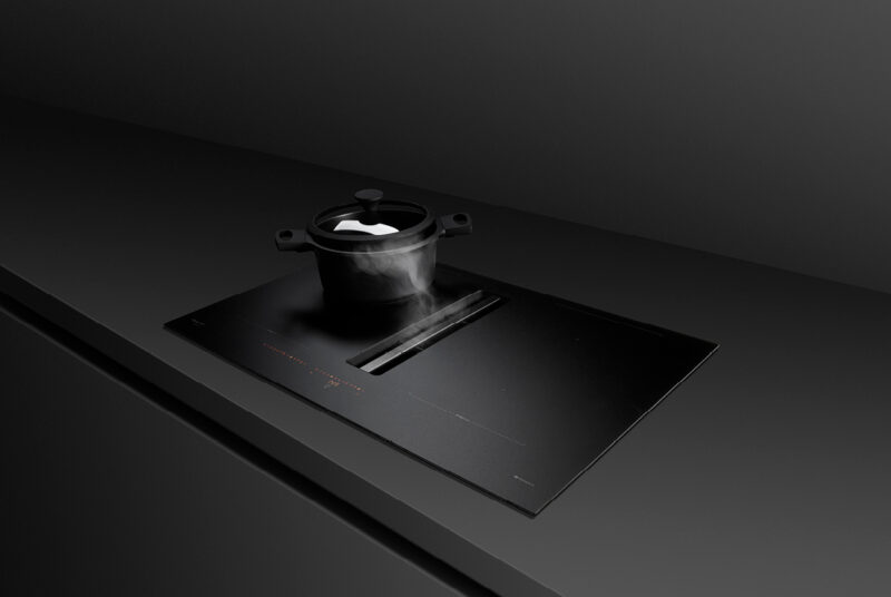 Induction cooktops with built-in extractor hood Hisense serije Hi8 ...