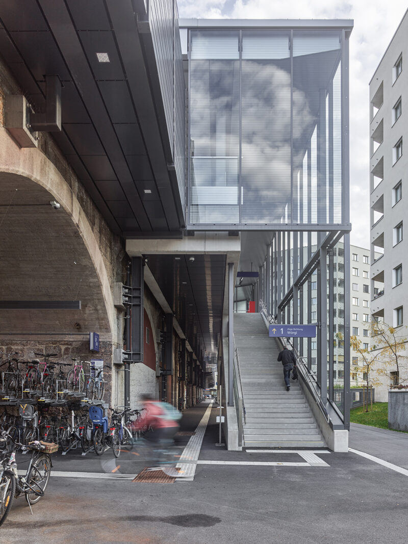 Railway+Bike Station Messe Innsbruck – BIG SEE