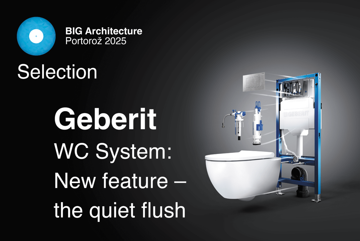 Geberit: WC System: New feature – the quiet flush – BIG SEE Make Sense